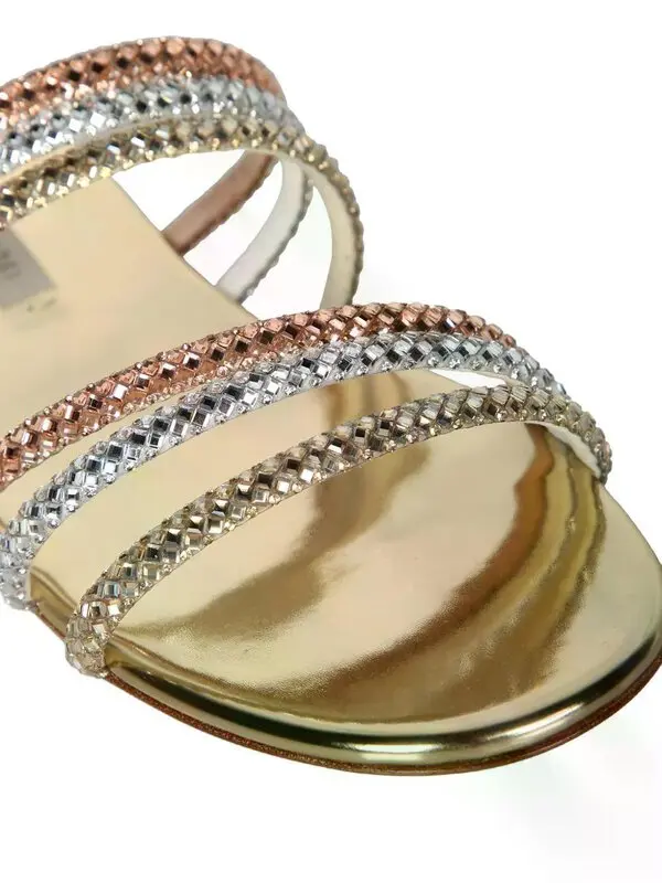 Casadei Androme Crystal-embellished Flat Sandals