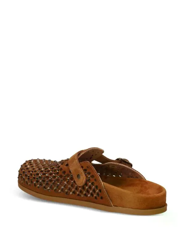 METISSE Crystal-embellished Mules