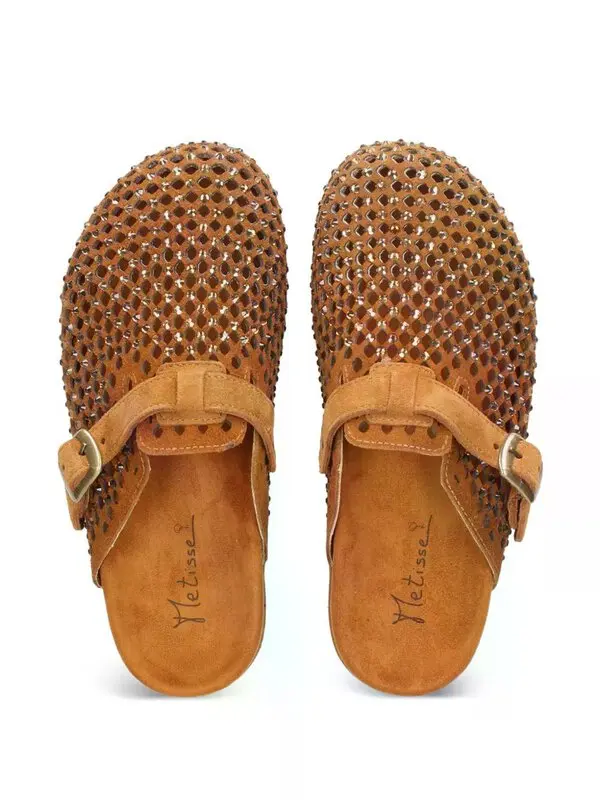 METISSE Crystal-embellished Mules