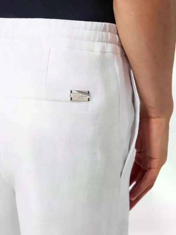 Philipp Plein Linen Jogging Trousers