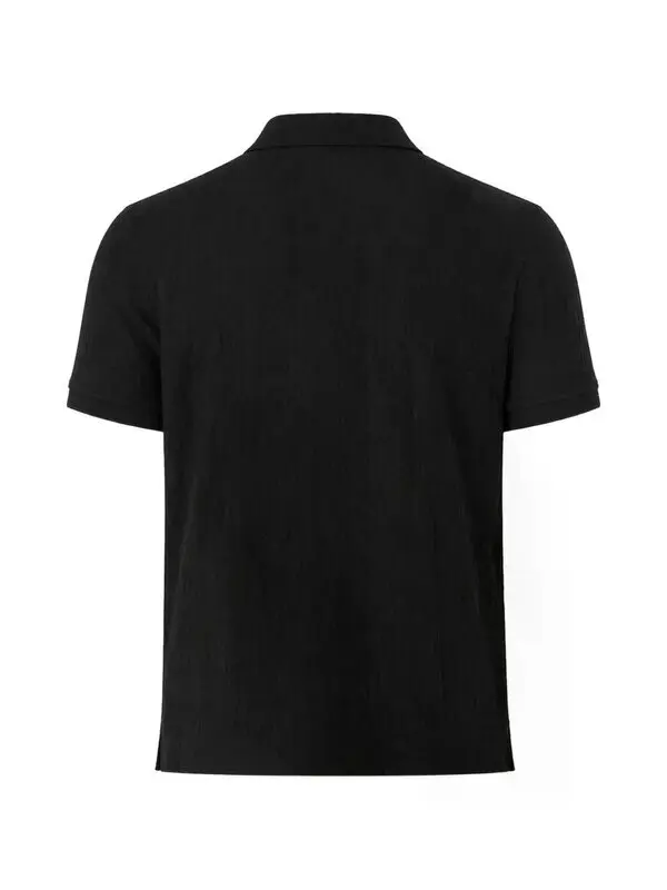 Guess Short-sleeve Logo-patch Polo Shirt