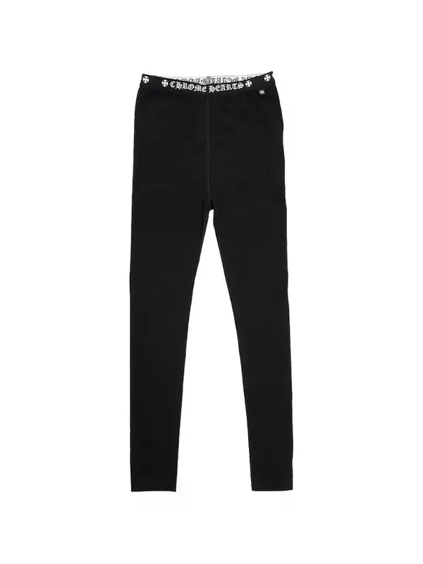 Chrome Hearts Logo-waistband Leggings
