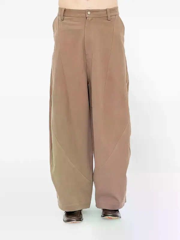 JOE CHIA Cloudfold Trace Trousers - Brown