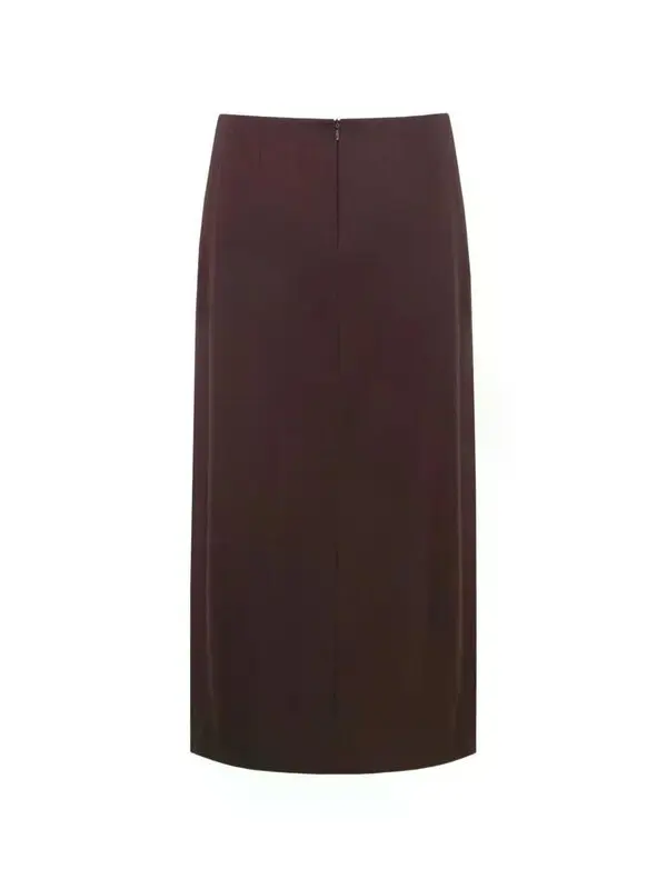 THE ARKOW Lily Side-slit Midi Skirt