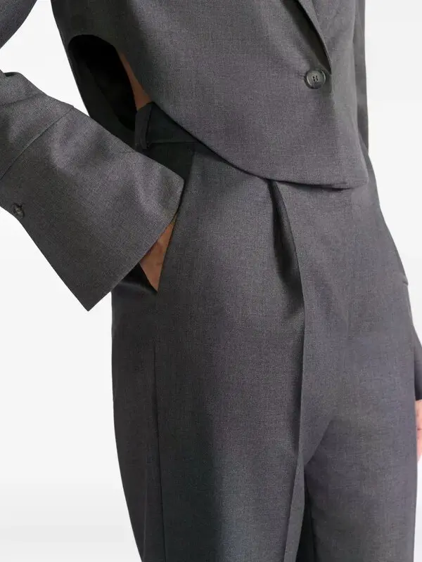 THE ARKOW Kate Pleated Wide-leg Trousers