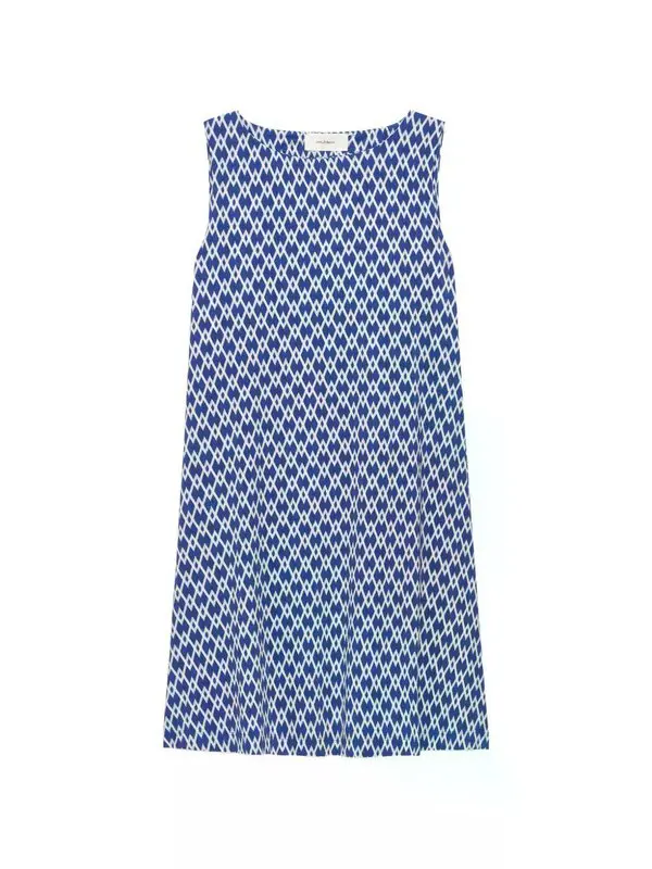 Malìparmi Diamond Glow Patterned Mini Dress - Blue