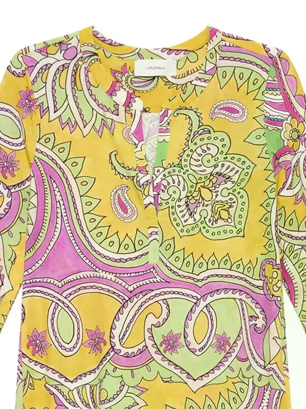 Malìparmi Paisley Print Midi Dress
