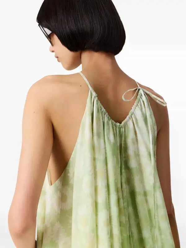 Stella McCartney Daisy Floral-print Halterneck Dress
