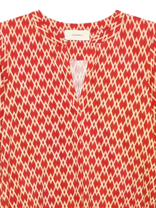 Malìparmi Diamond Glow Patterned Midi Dress