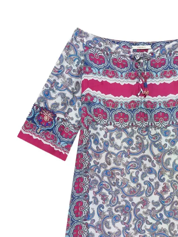 Malìparmi Sunset Paisley-print Mini Dress