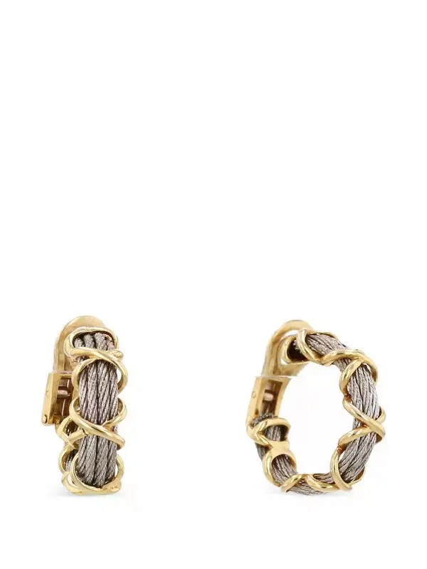 FRED 1980s Force 10 Hoop Earrings - Gold
