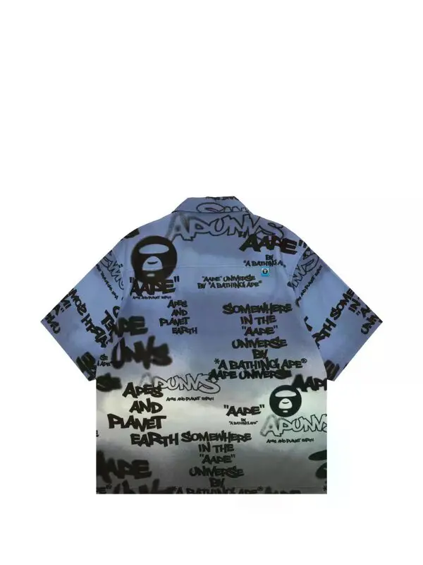 AAPE BY *A BATHING APE Aapeunvs Graffiti-print Shirt