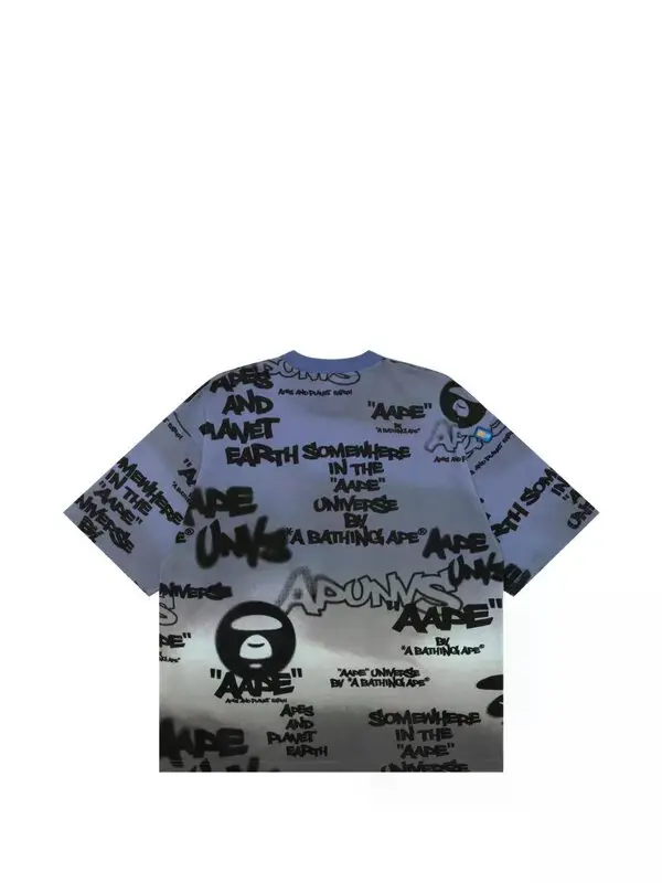 AAPE BY *A BATHING APE Graffiti-print T-shirt