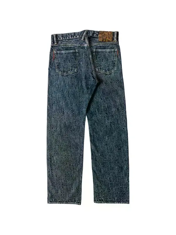 NBDN DENIM Saiko Stonewashed Straight-leg Jeans