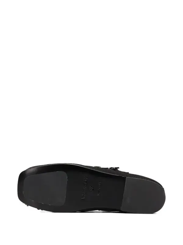 NODALETO Embellished Mesh Loafers