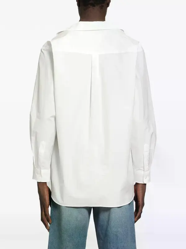 STEIN Suvin Cotton Oversized Shirt - White