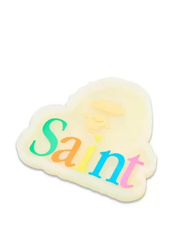 SAINT MXXXXXX Bape Head Glow-in-the-dark Tray - Neutrals