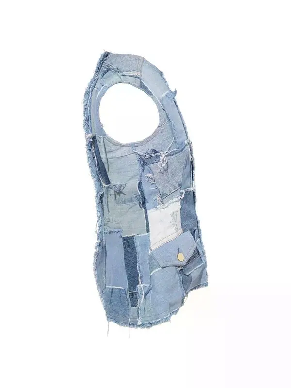 MERYLL ROGGE Patchwork Sleeveless Top