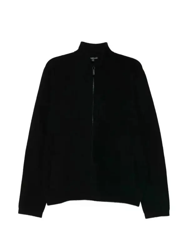 JAMES PERSE Zipped Cardigan - Black
