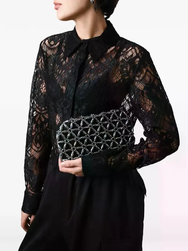 0711 TBILISI Tebea Beaded Clutch Bag