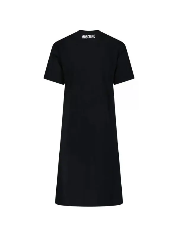 Moschino Smiley Patch T-shirt Dress