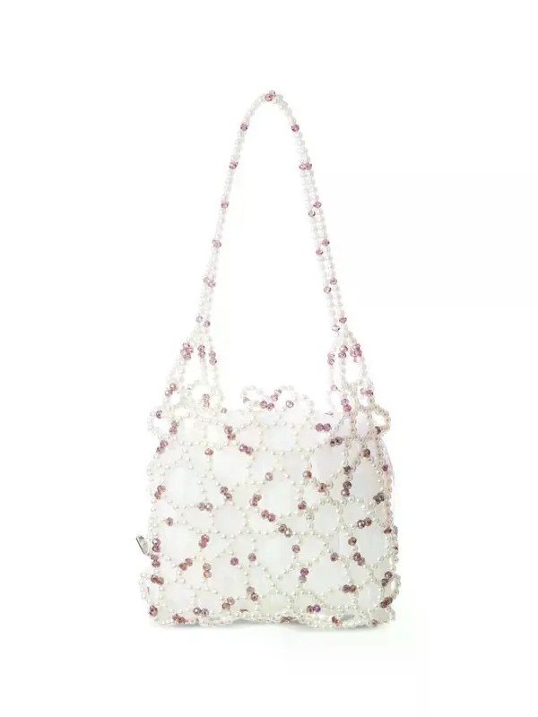 0711 TBILISI Jasmine Faux-pearl Shoulder Bag - Neutrals