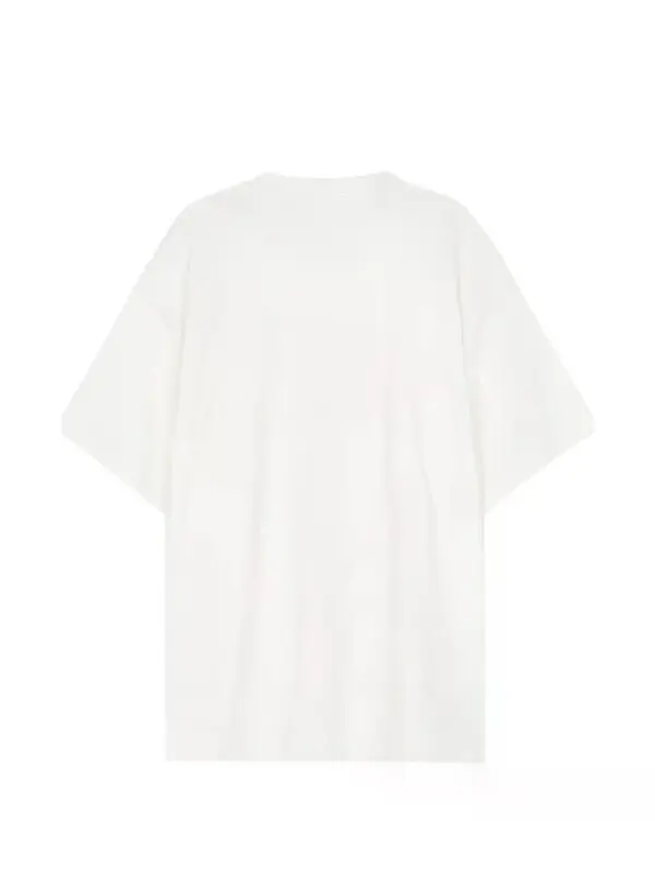 FLANEUR Spray-effect Logo-print T-shirt