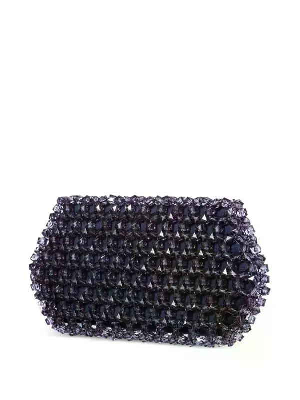 0711 TBILISI Lizzie Beaded Clutch Bag