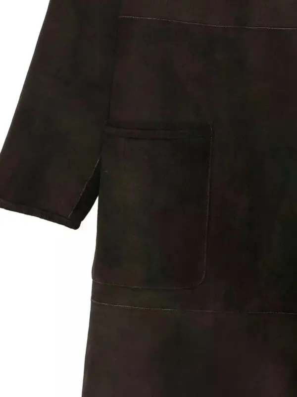 JAMES PERSE Shearling Hooded Coat