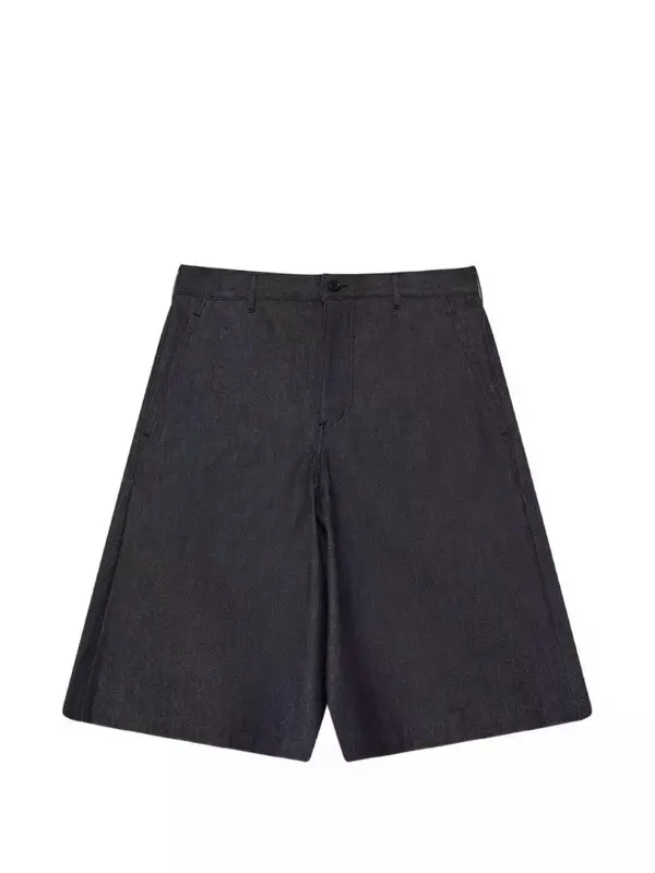 Comme Des Garçons Wide-leg Denim Shorts