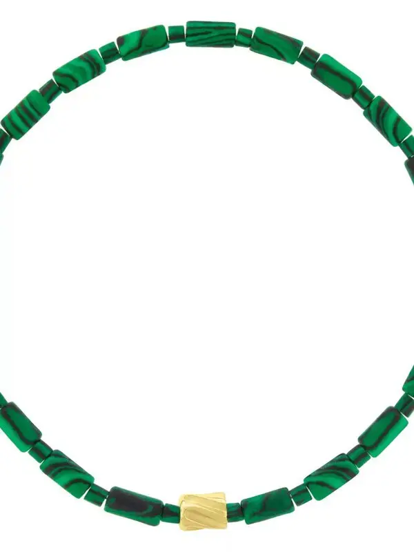 Luis Morais Malachite Beaded Bracelet