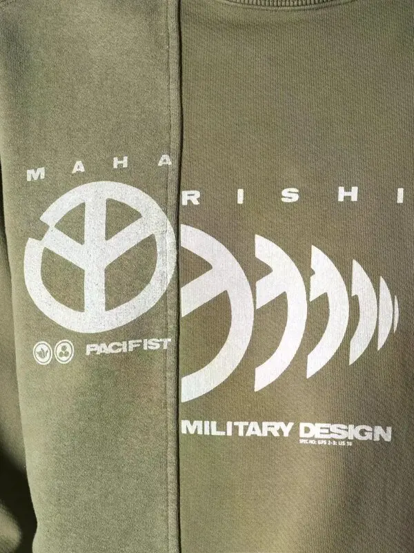 MAHARISHI Logo-print Panelled Sweater