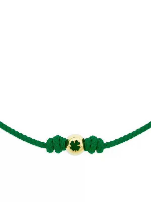 Luis Morais Four-leaf Clover Cord Bracelet