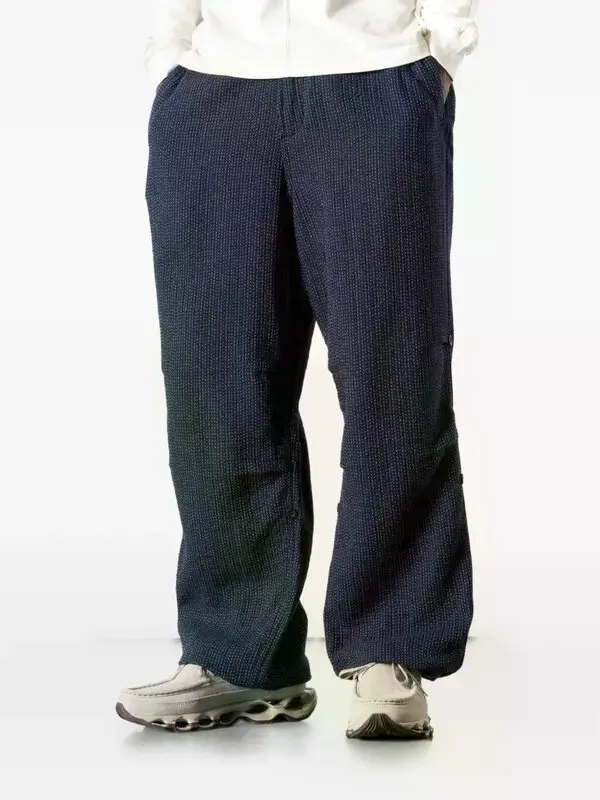 MAHARISHI Sashiko-stitched Drawstring Trousers