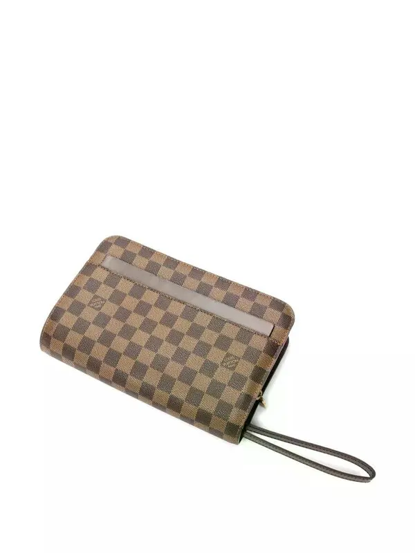 LOUIS VUITTON Saint Louis Zip-up Clutch Bag