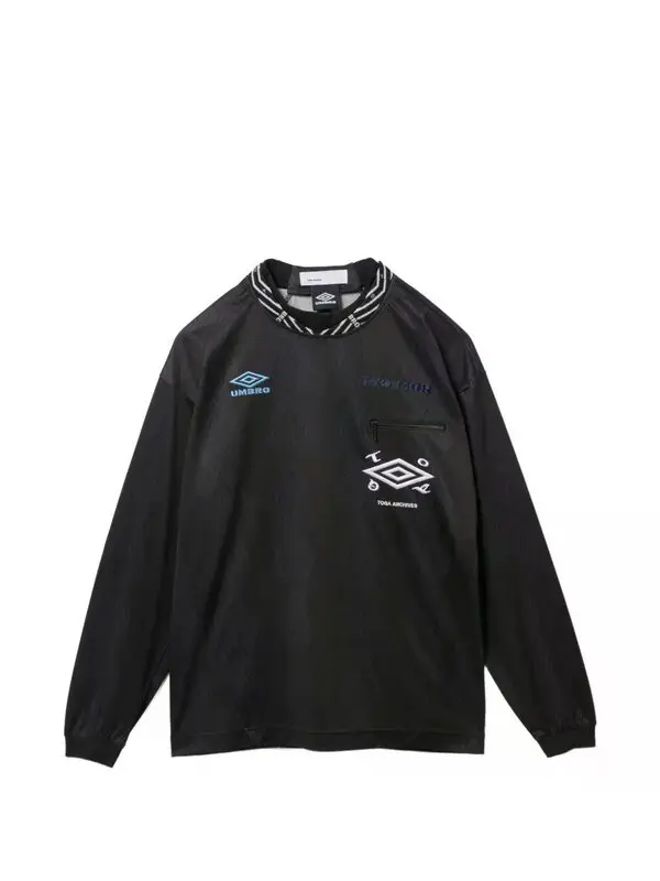 Toga X Umbro Geometric Pattern Long-sleeve T-shirt - Black