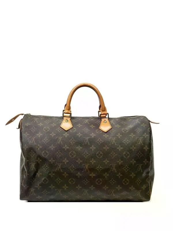 LOUIS VUITTON Speedy 40 Monogram Handbag - Brown