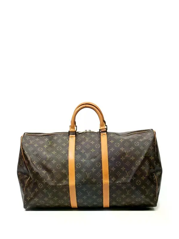 LOUIS VUITTON Keepall 55 Luggage Bag - Brown