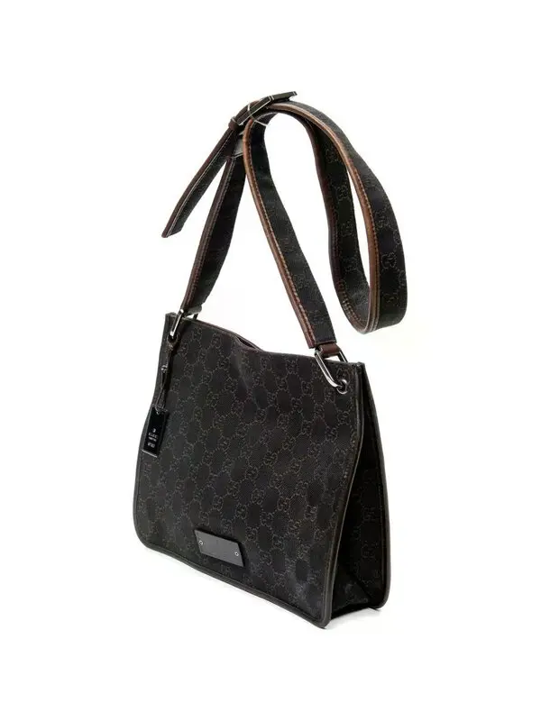 Gucci Small Gg Canvas Messenger Bag