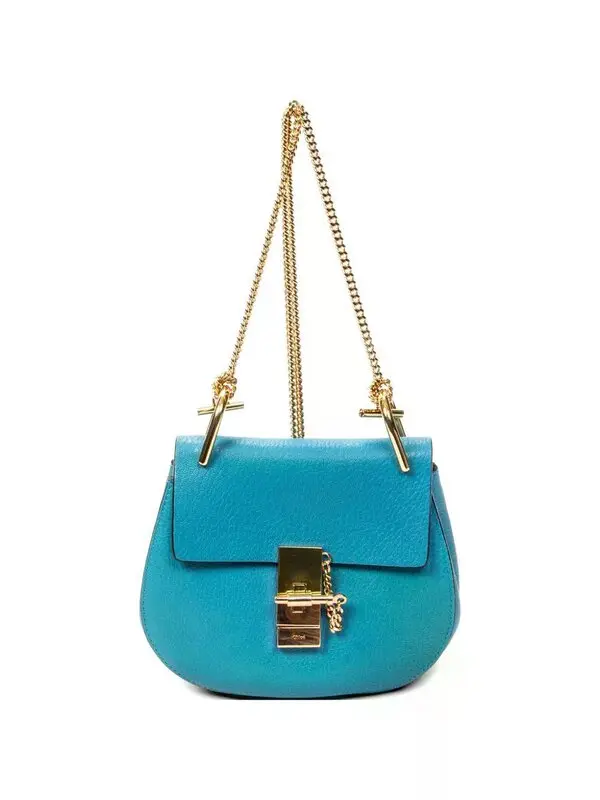 Chloé Mini Drew Shoulder Bag - Blue