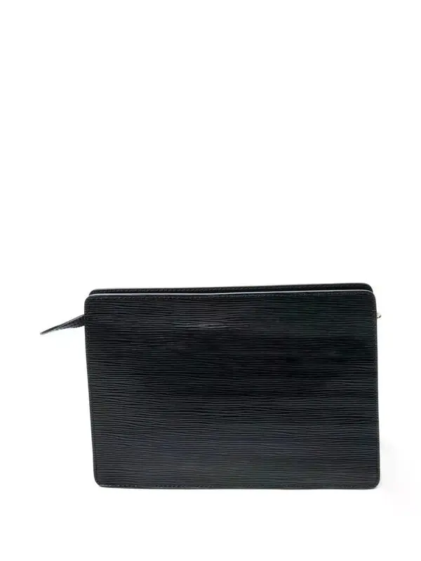 LOUIS VUITTON Textured Clutch Bag