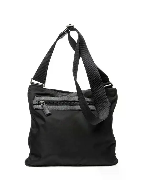 Prada Logo-plaque Shoulder Bag