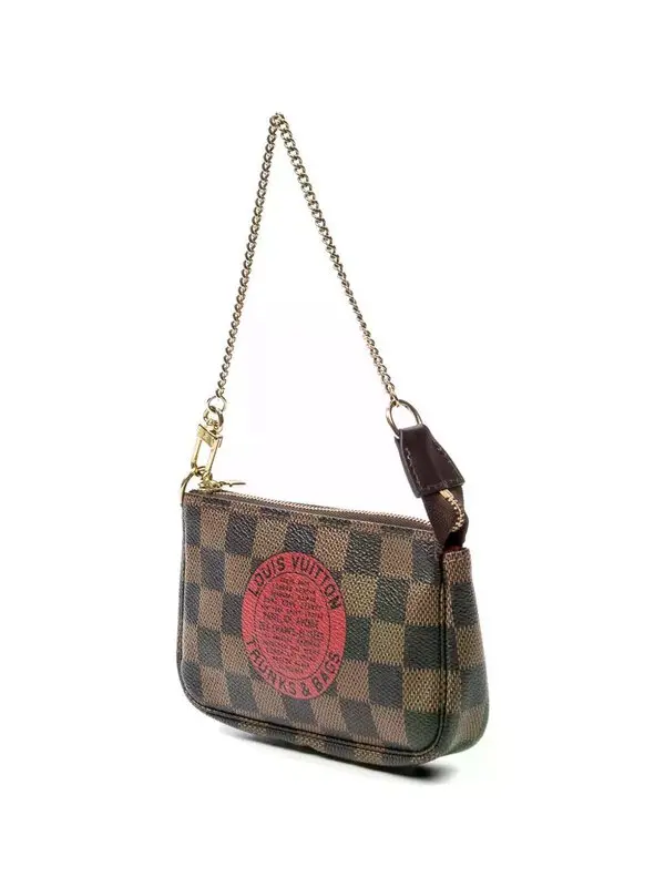 LOUIS VUITTON Damier Ebène Check-pattern Shoulder Bag