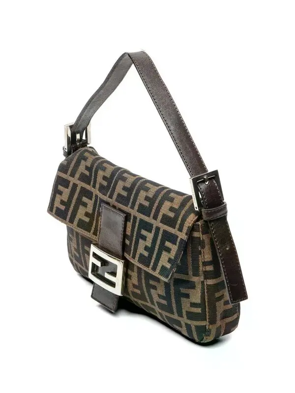 Fendi Baguette Logo-plaque Shoulder Bag
