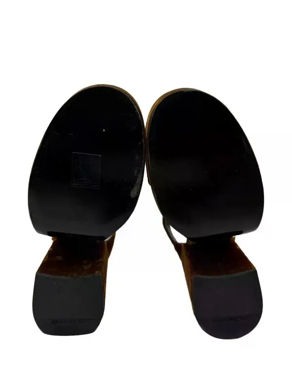 JIL SANDER Twisted Platform Sandals
