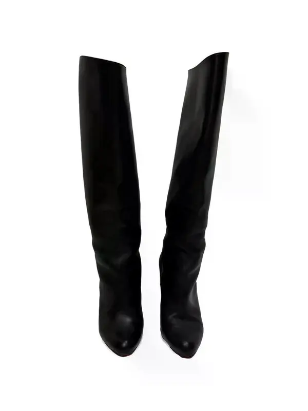 CHRISTIAN LOUBOUTIN Almond-toe Knee-high Boots