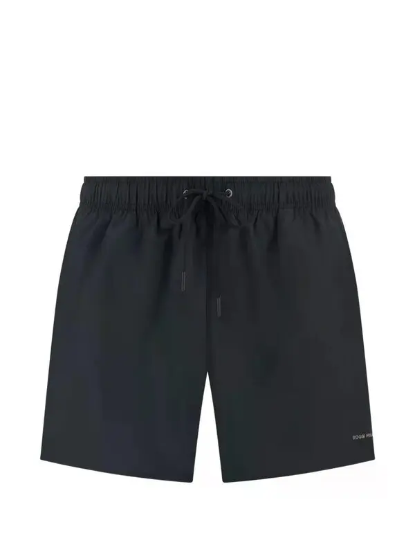 Boggi Milano Technical Swim Shorts - Black