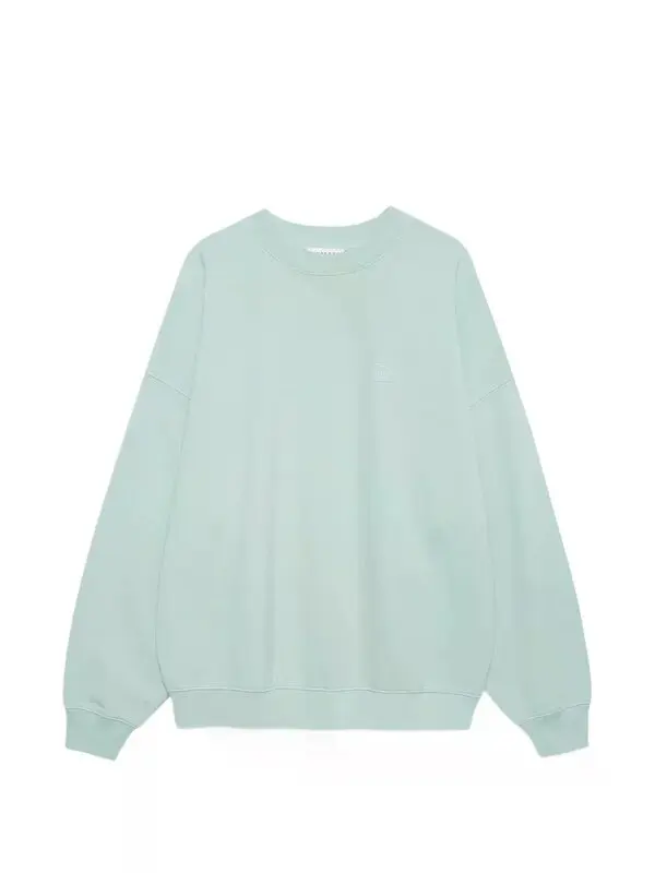 ANINE BING Miles Logo-embroidered Sweatshirt - Green