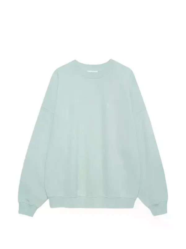 ANINE BING Miles Logo-embroidered Sweatshirt - Green