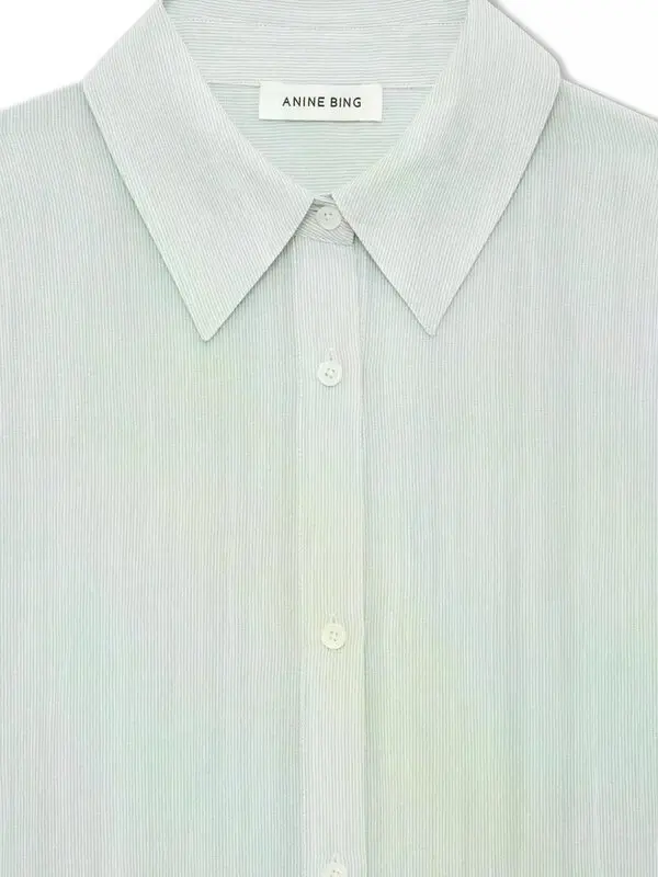 ANINE BING Noemi Striped Shirt Dress